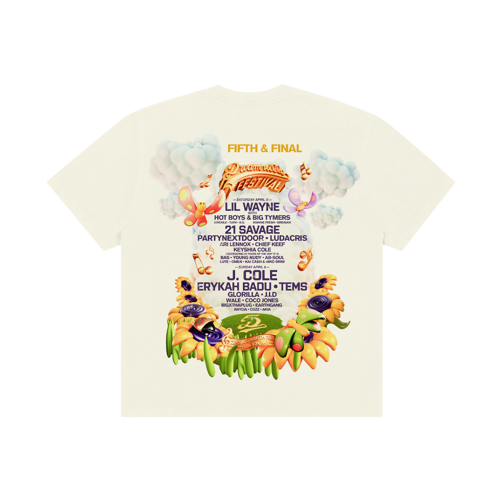 DV 25 Fifth and Final Excusive Line Up Tee – Dreamville Festival