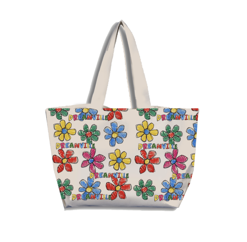 DV Fest 24 AOP Watercolor Flowers Natural Tote Bag – Dreamville Festival