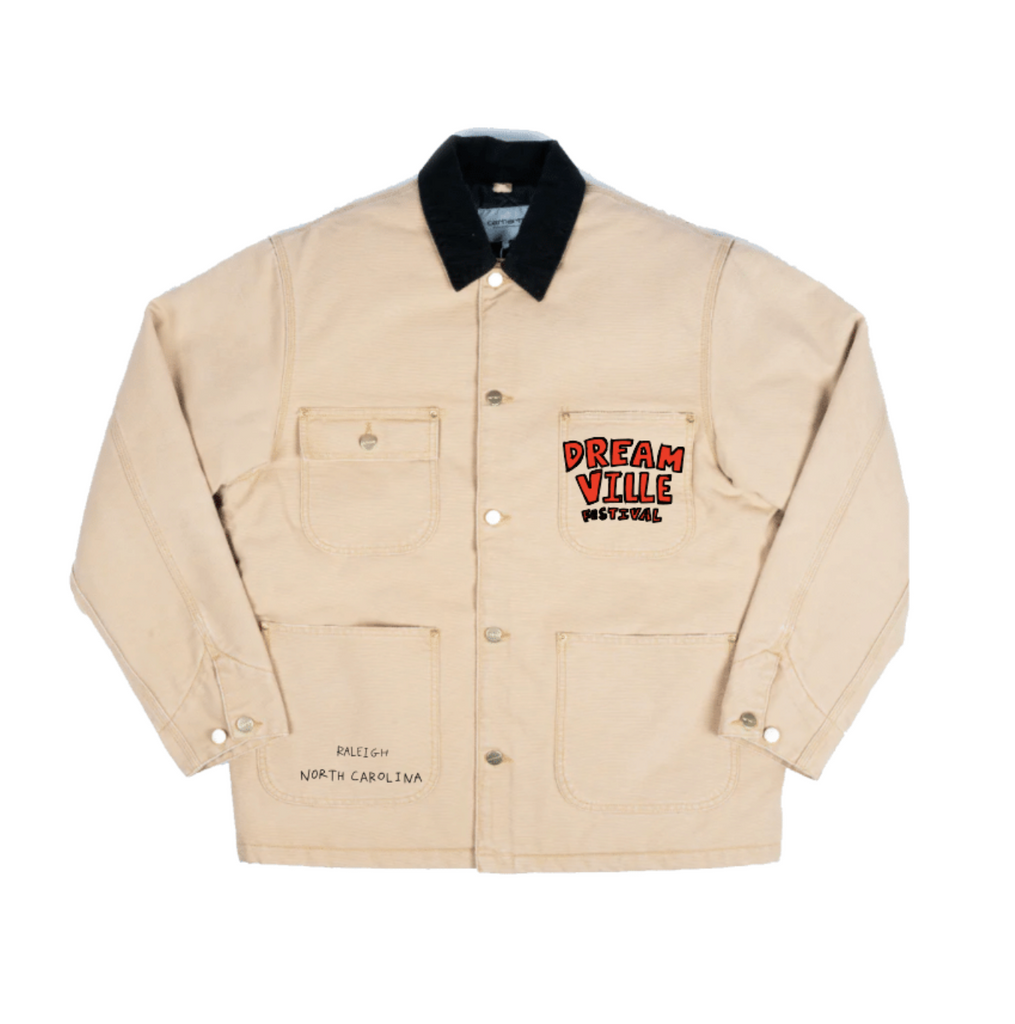 DV Fest 24 At Cookout Tan Work Jacket – Dreamville Festival