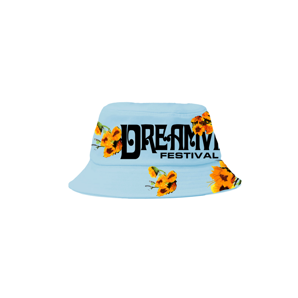 DV Sunflower Wrap Blue Bucket Hat – Dreamville Festival