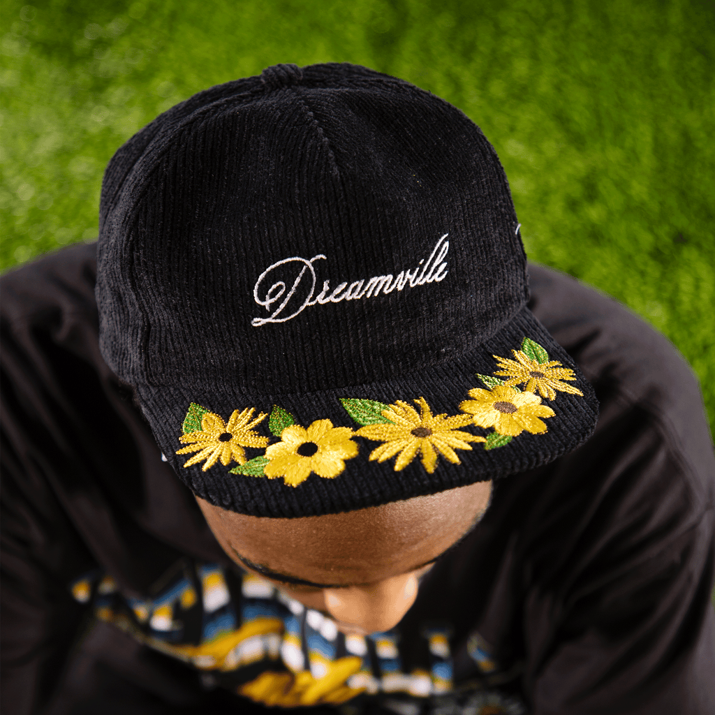 DV Sunflower Brim Black Cord Hat – Dreamville Festival