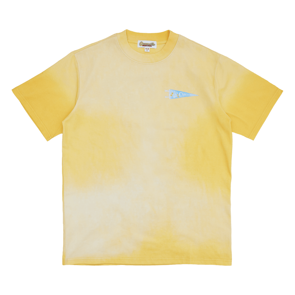 DV Fest Tee - Yellow Washed Flower Lineup – Dreamville Festival