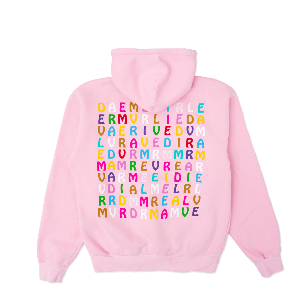 Dreamville Rainbow Letters Pink PO Hoodie – Dreamville Festival