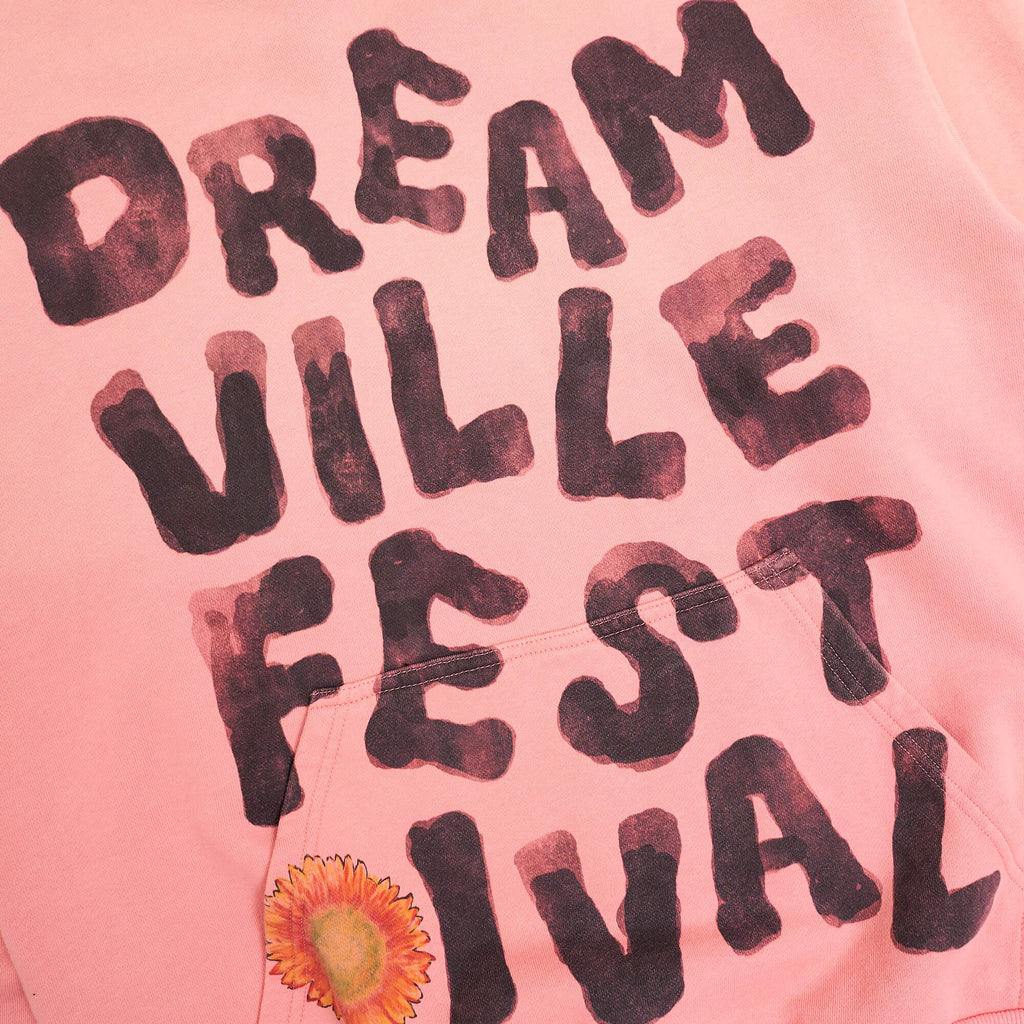 DV Fest Hoodie - Washed Flower Pink – Dreamville Festival